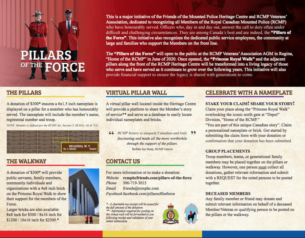Pillars of the Force - RCMP Veterans' Association
